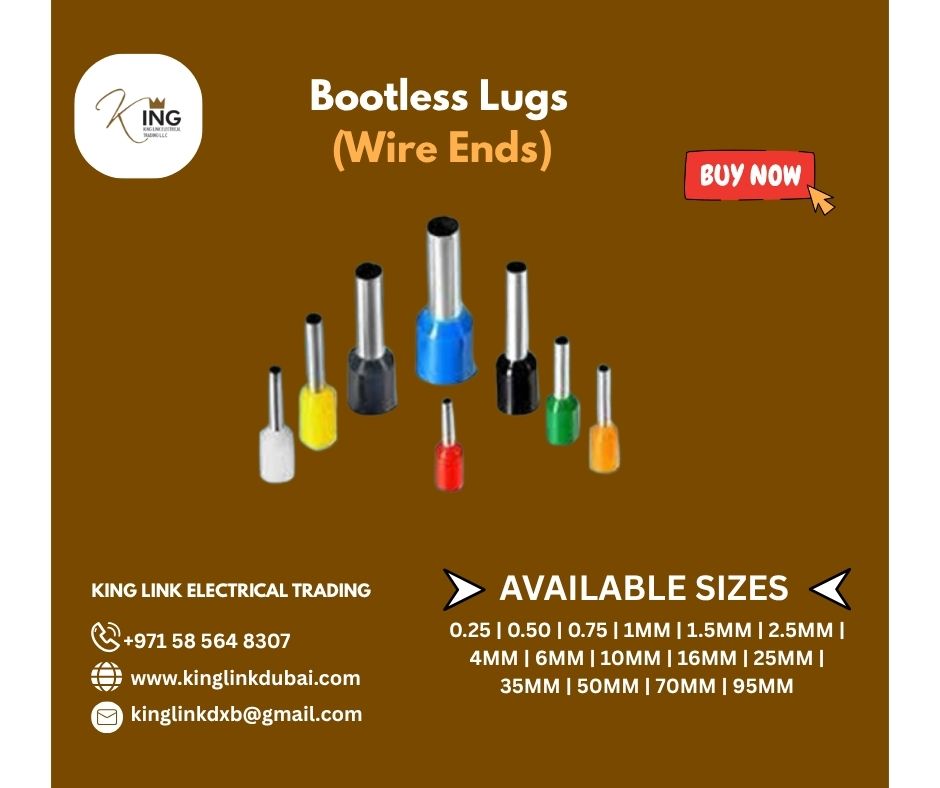 Bootless Lugs - KING LINK ELECTRICAL TRADING L.L.C
