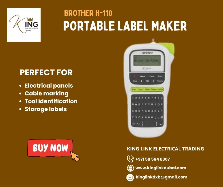 Portable Label Maker - KING LINK ELECTRICAL TRADING L.L.C