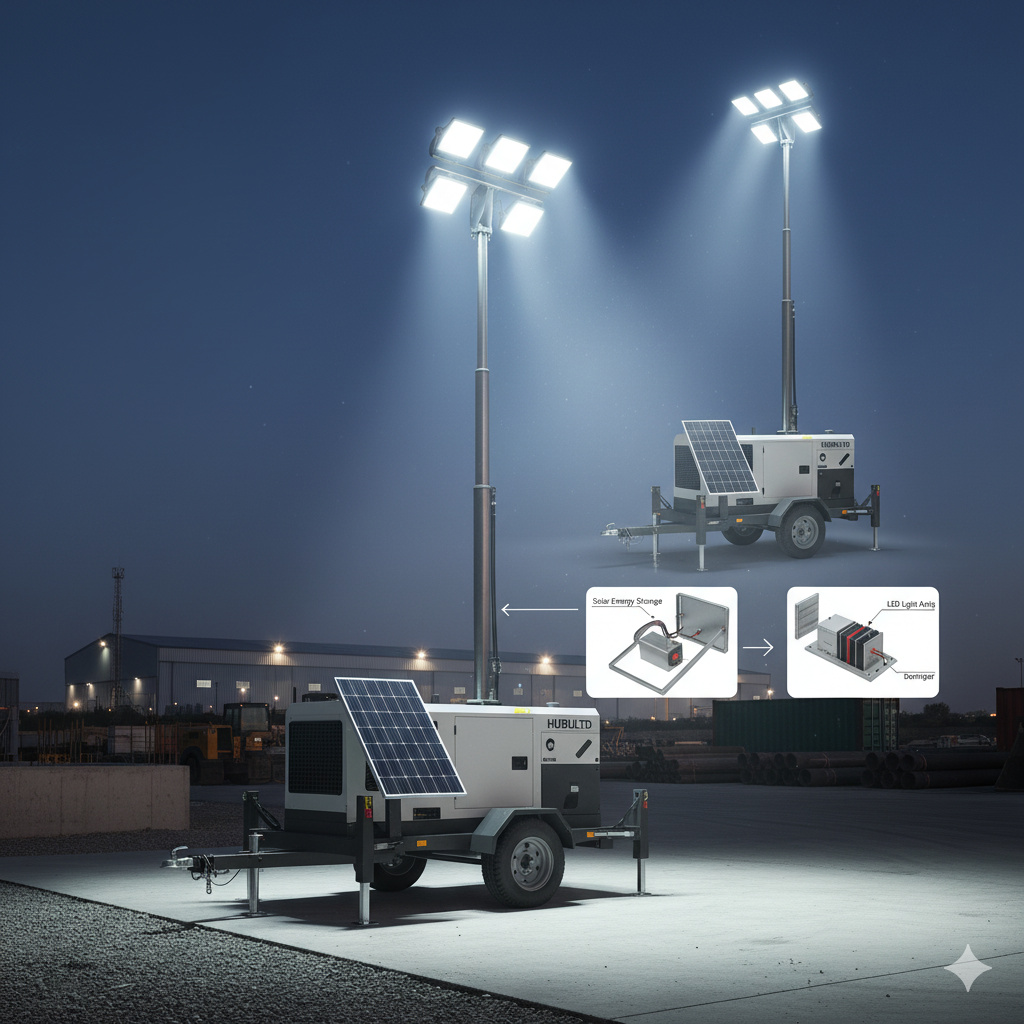 SOLAR TOWER LIGHTS - KING LINK ELECTRICAL TRADING L.L.C