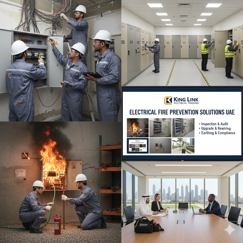 Electrical Safety & Rewiring Services - KING LINK ELECTRICAL TRADNING L.L.C